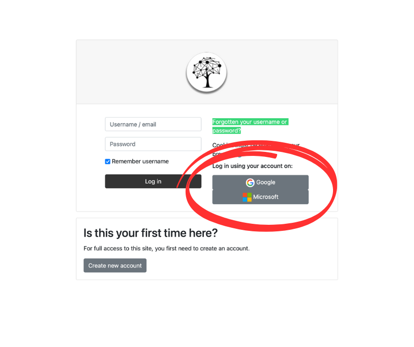 I forgot my password | IIENSTITU