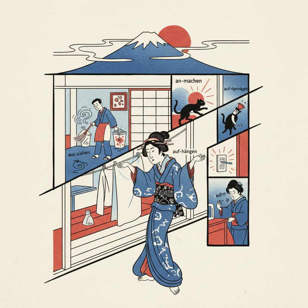 German A2 Test: Household Chores & Separable Verbs | IIENSTITU