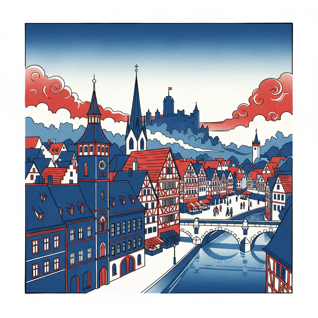 German A2 Test: City Places & Buildings Vocabulary