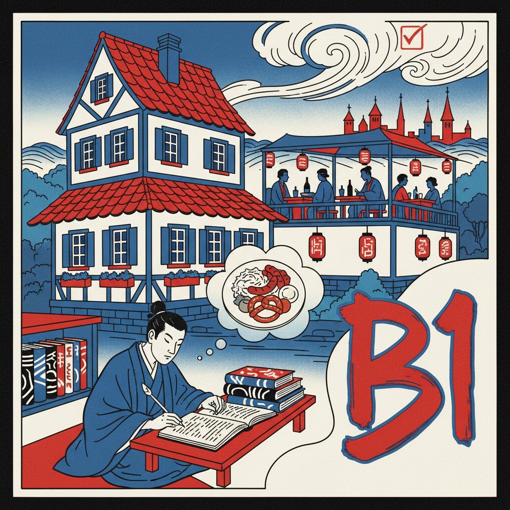 German B1 Writing Test: Restaurant Review Practice